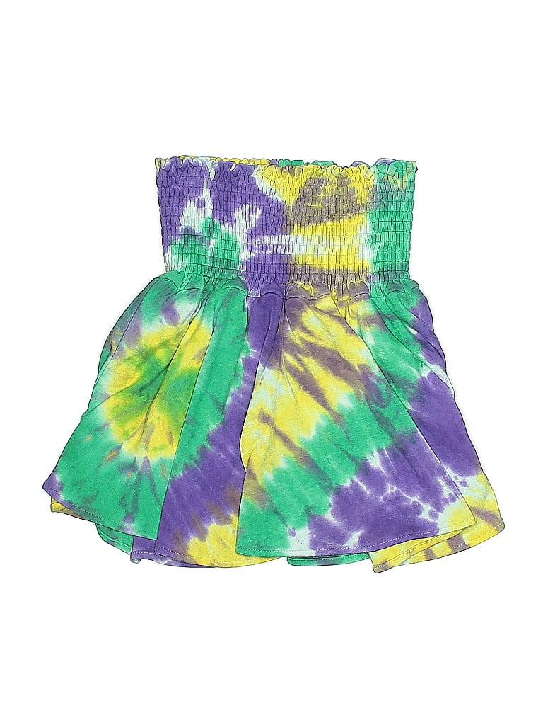 Erge Designs Tie-dye Green Casual Skirt Size M - 55% off | ThredUp