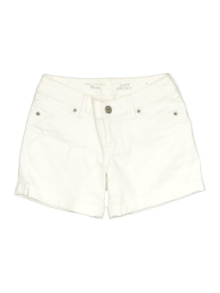 The Limited Solid Ivory Shorts Size 2 - 71% off | ThredUp