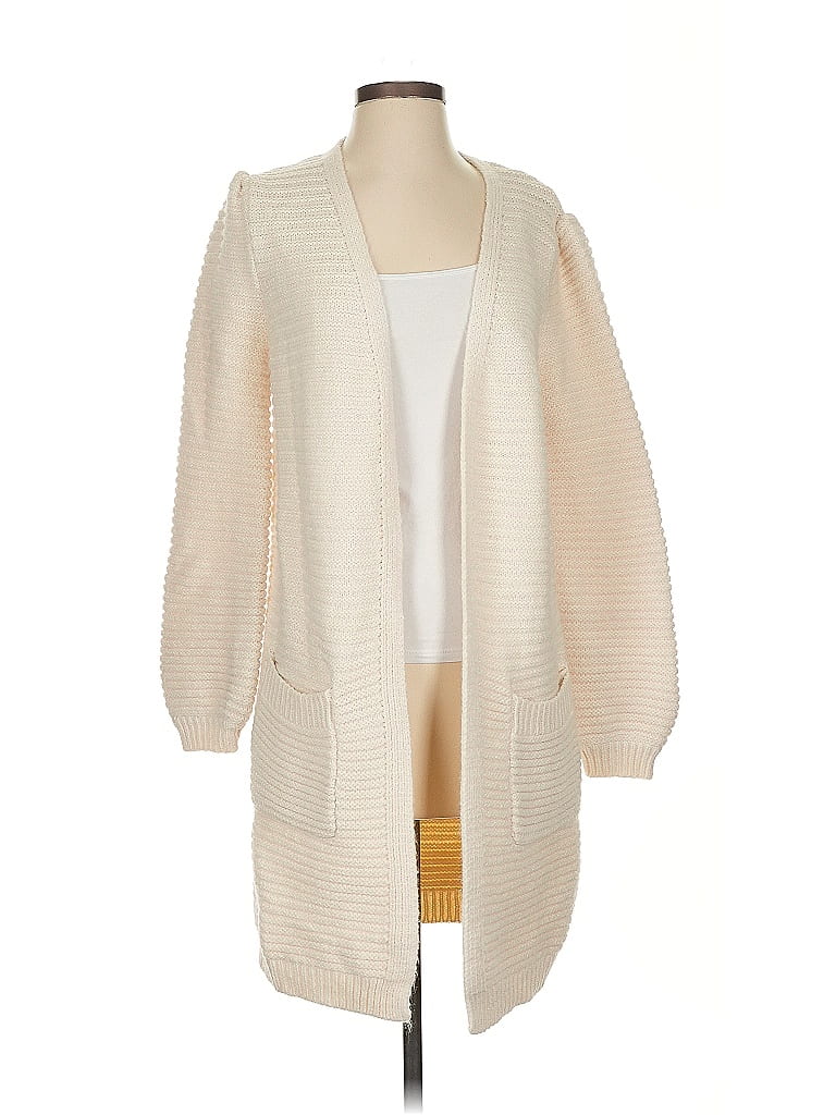Max Studio Ivory Cardigan Size S - 73% off | ThredUp