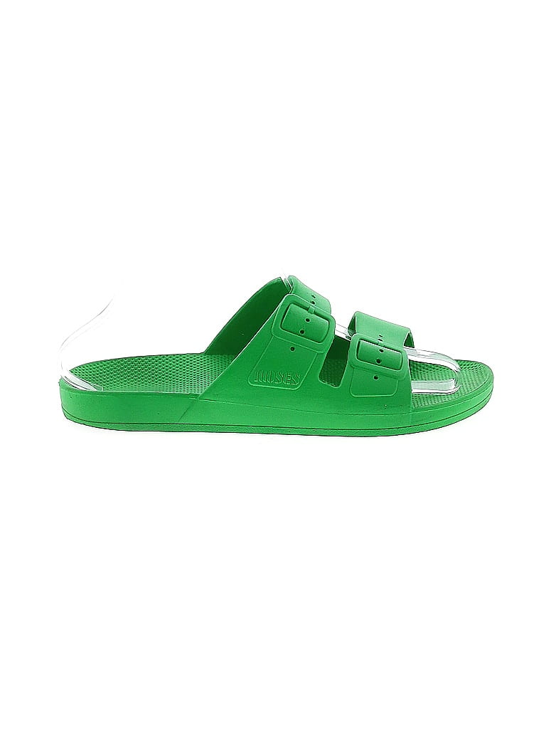Freedom Moses Green Sandals Size EU 38 - 41% off | ThredUp
