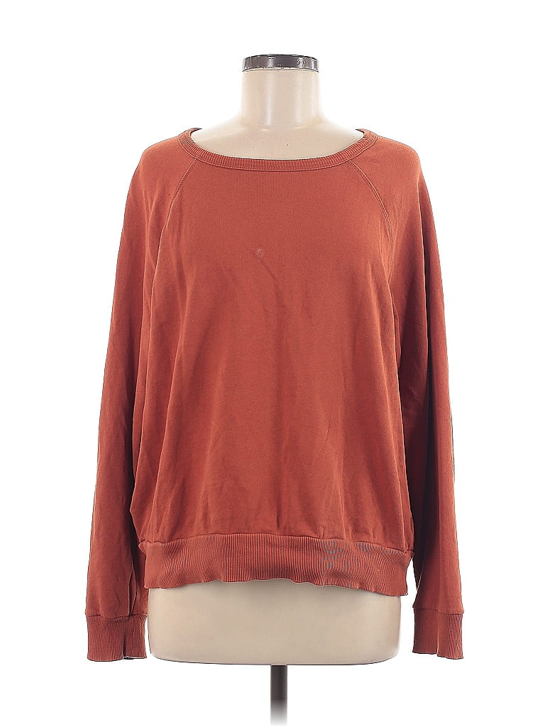Universal Thread 100% Cotton Orange Sweatshirt Size M - 50% off | ThredUp