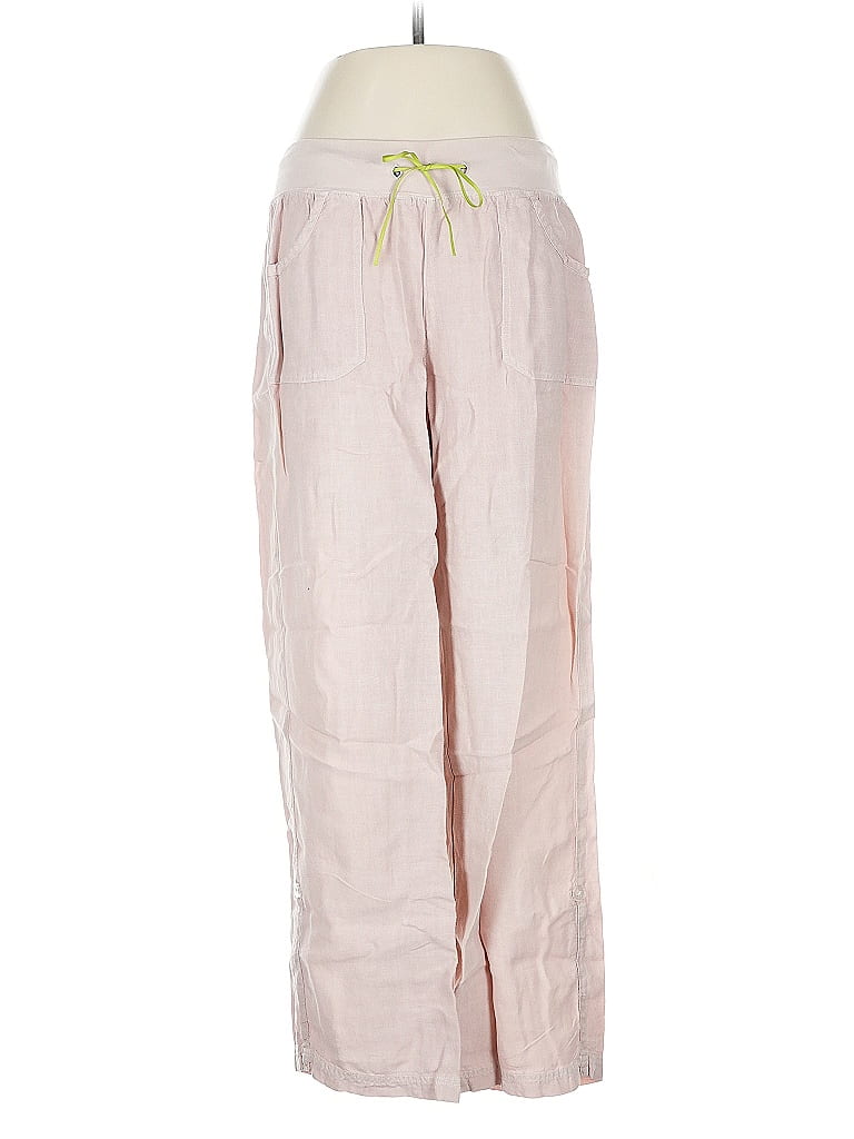 Fresh Produce 100% Linen Pink Linen Pants Size M - 69% off | ThredUp