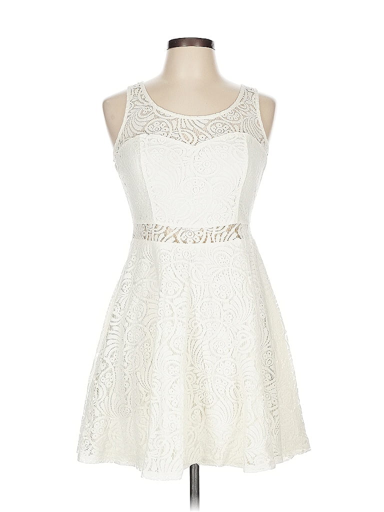 American Rag Cie Ivory Cocktail Dress Size L - 62% off | ThredUp