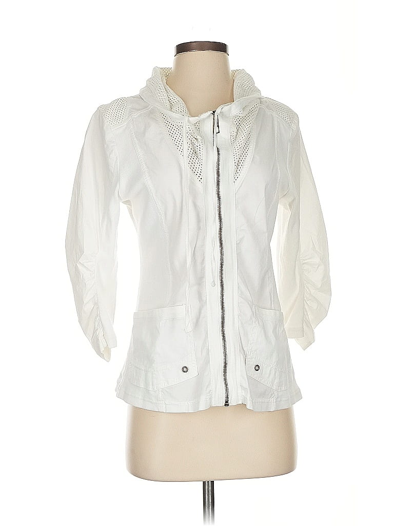 Wearables White Jacket Size S - 34% off | ThredUp