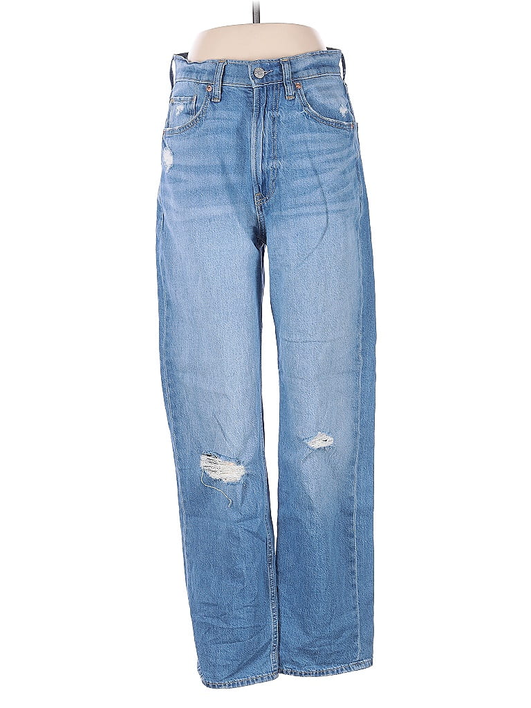 Gap Hearts Blue Jeans Size 27 waist - 71% off | ThredUp