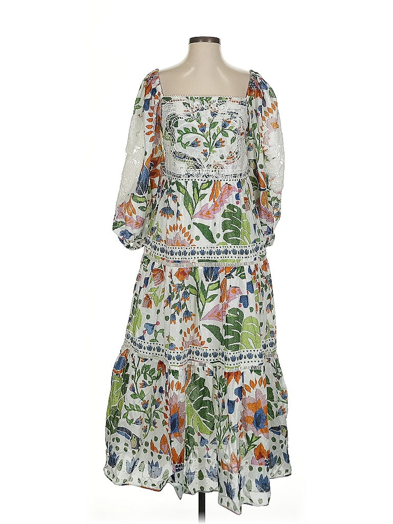 FARM Rio 100% Cotton Print Green White Cocktail Dress Size S - 20% off ...