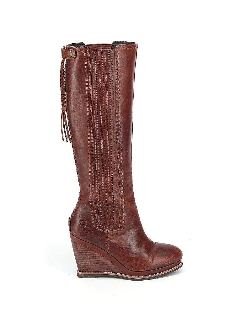 Ariat Solid Brown Boots Size 7 - 43% off | ThredUp
