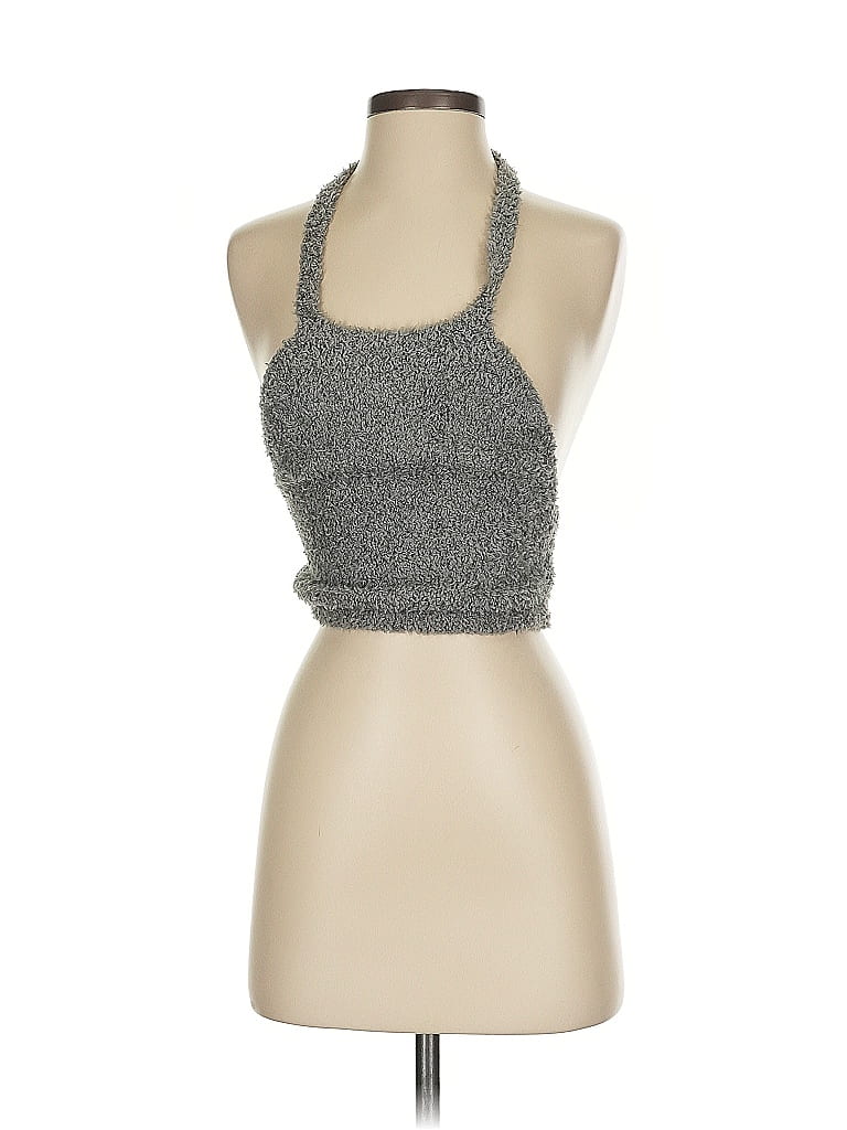 SKIMS Gray Halter Top Size S - 46% off | ThredUp