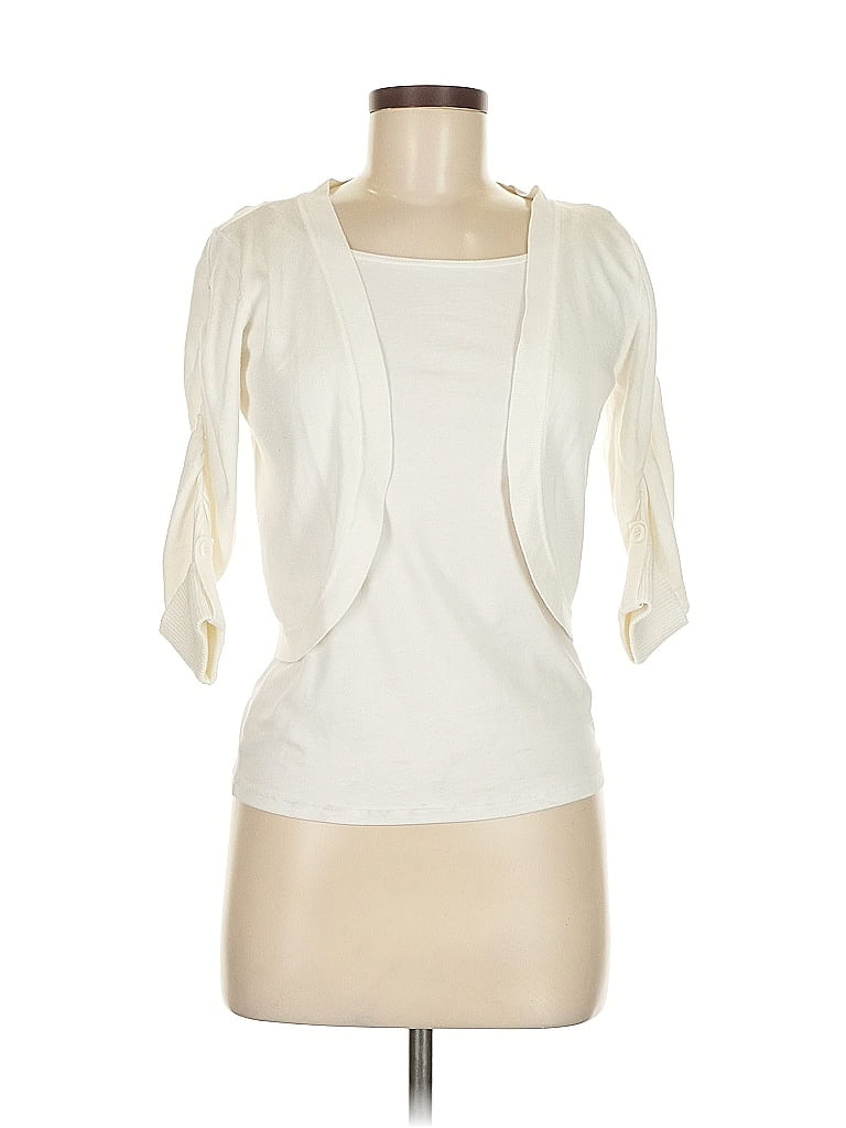 Pinque Ivory Cardigan Size M - 60% off | ThredUp