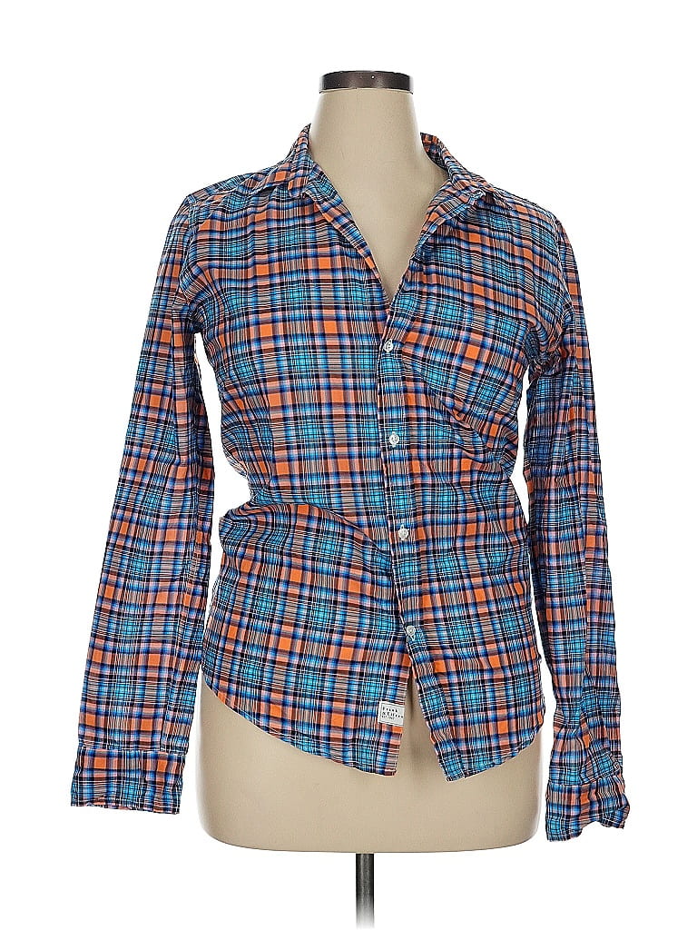 Frank & Eileen 100% Cotton Plaid Blue Long Sleeve Button-Down Shirt Size XL - 74% off | ThredUp