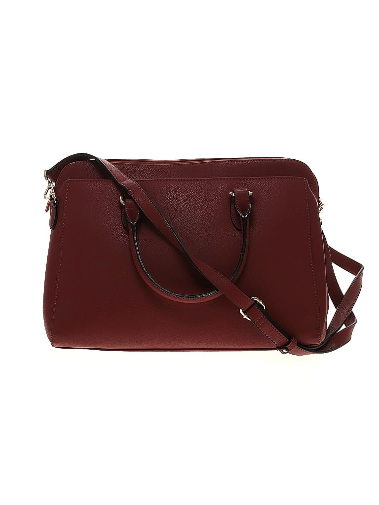 Bocage Solid Burgundy Red Satchel One size - 78% off | ThredUp