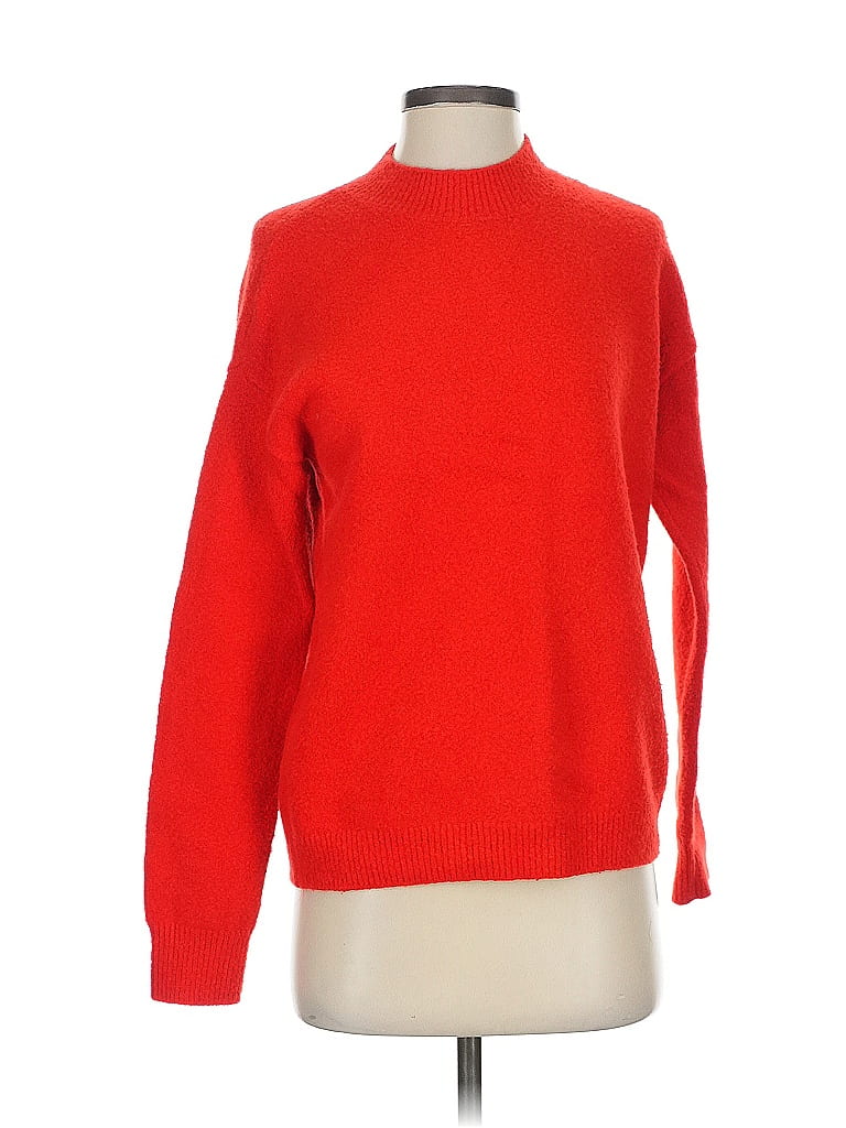Paris Atelier & Other Stories Solid Red Turtleneck Sweater Size XS - 68 ...