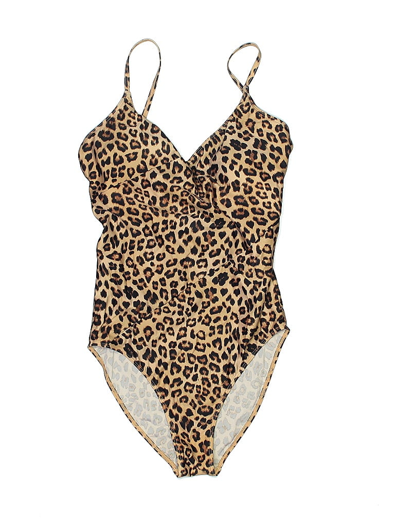 Summersalt Animal Print Gold Tan One Piece Swimsuit Size 8 - 56% off ...