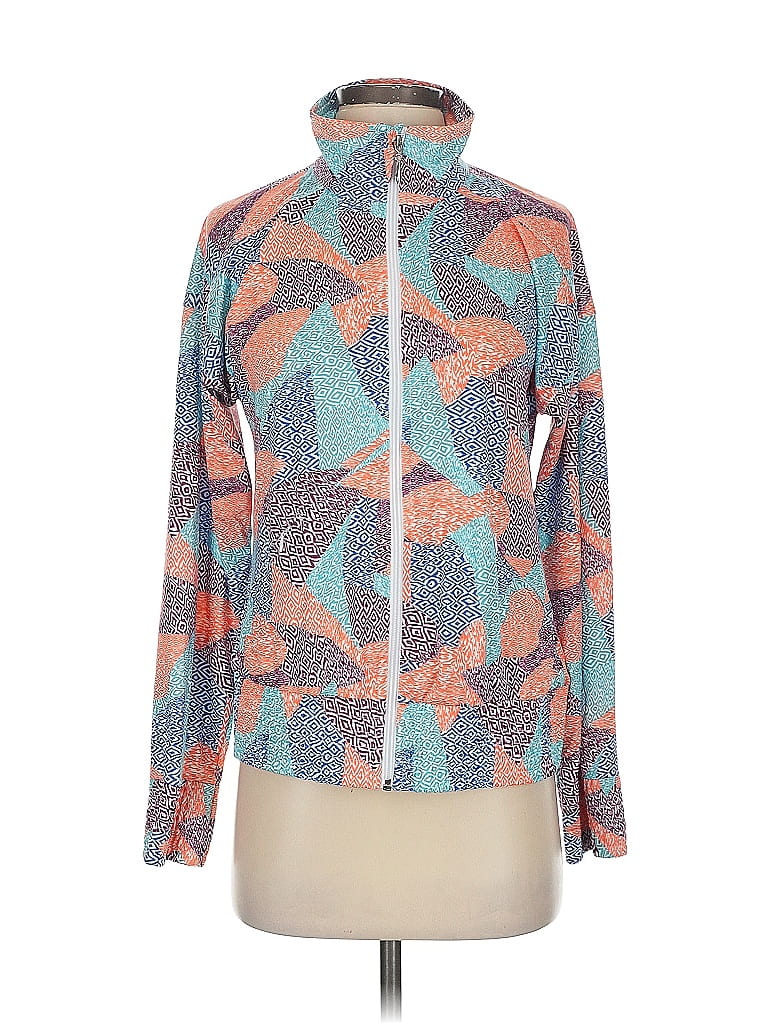 Eleven by Venus Williams Print Blue Track Jacket Size S - 47% off | ThredUp