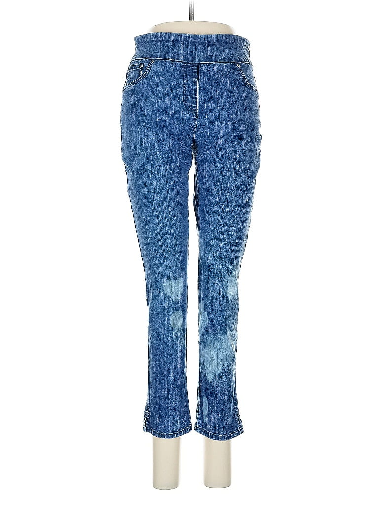 Ruby Rd. Hearts Blue Jeans Size 6 - 70% off | ThredUp