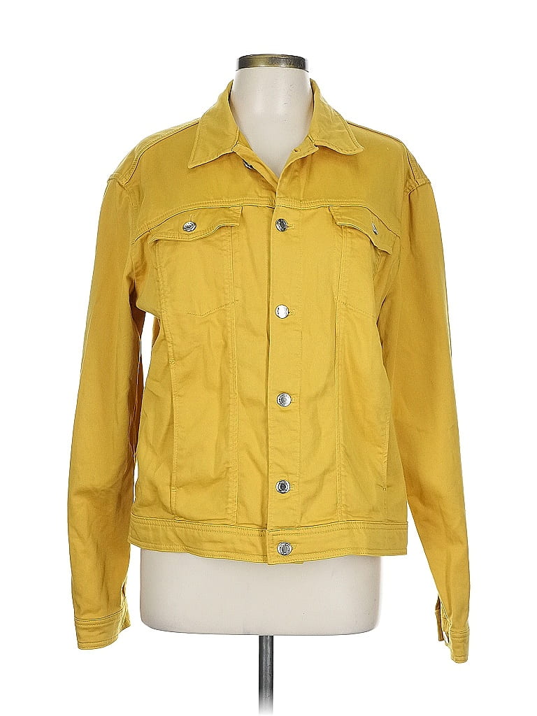 Zara Yellow Jacket Size L - 45% off | ThredUp