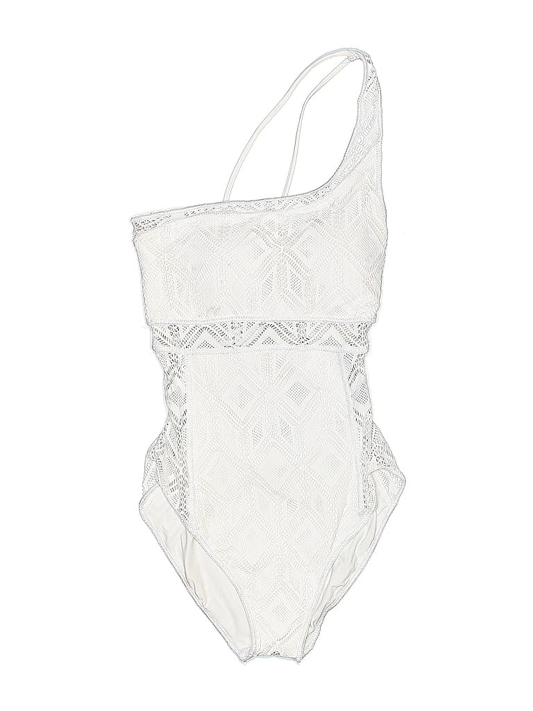 Becca Paisley Ivory One Piece Swimsuit Size M - 52% off | ThredUp