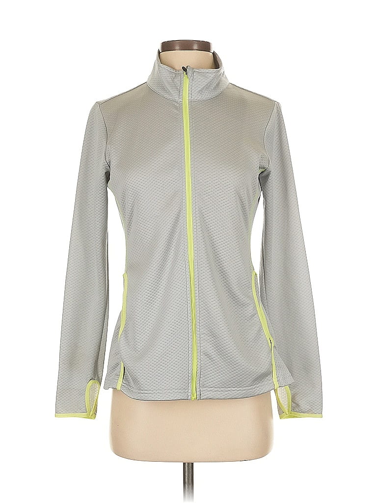 Danskin Now 100% Polyester Gray Track Jacket Size S - 50% off | ThredUp