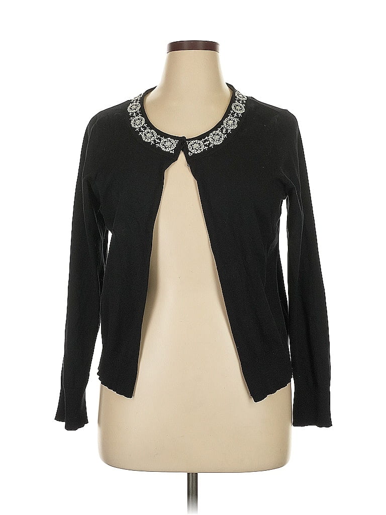 Sigrid Olsen Black Cardigan Size XL - 81% off | ThredUp