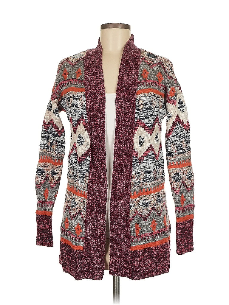 Mossimo Supply Co. Burgundy Cardigan Size M - 62% off | ThredUp