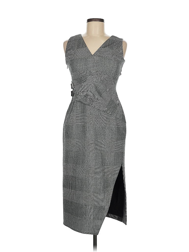 Altuzarra Chevron-herringbone Gray Casual Dress Size EU 38 / US 8 - 68% off | ThredUp