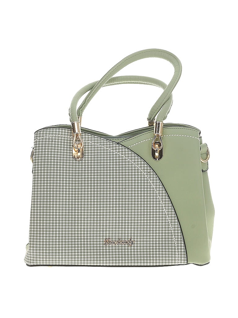 Assorted Brands Checkered-gingham Green Satchel One size - 54% off ...