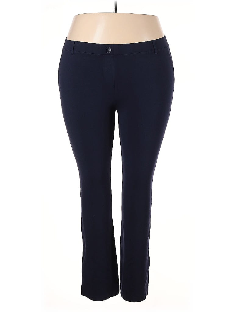 Betabrand Solid Blue Dress Pants Size 2X (petite) - 73% off | ThredUp