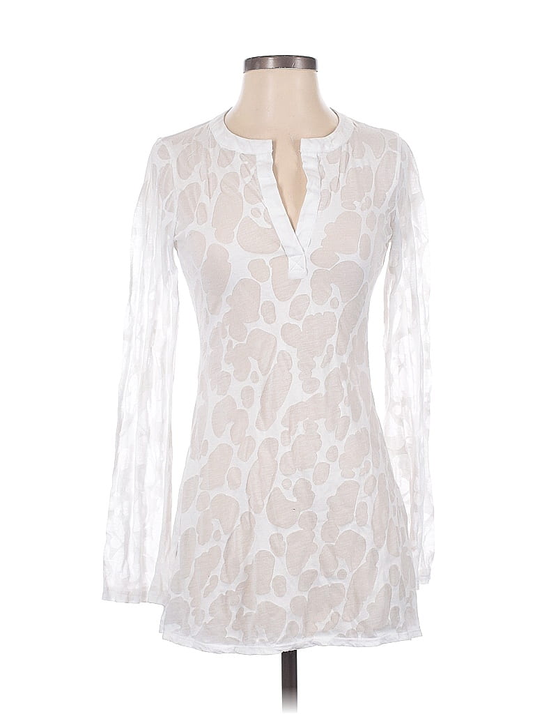 Spy Zone Exchange White Casual Dress Size XS - 56% off | ThredUp