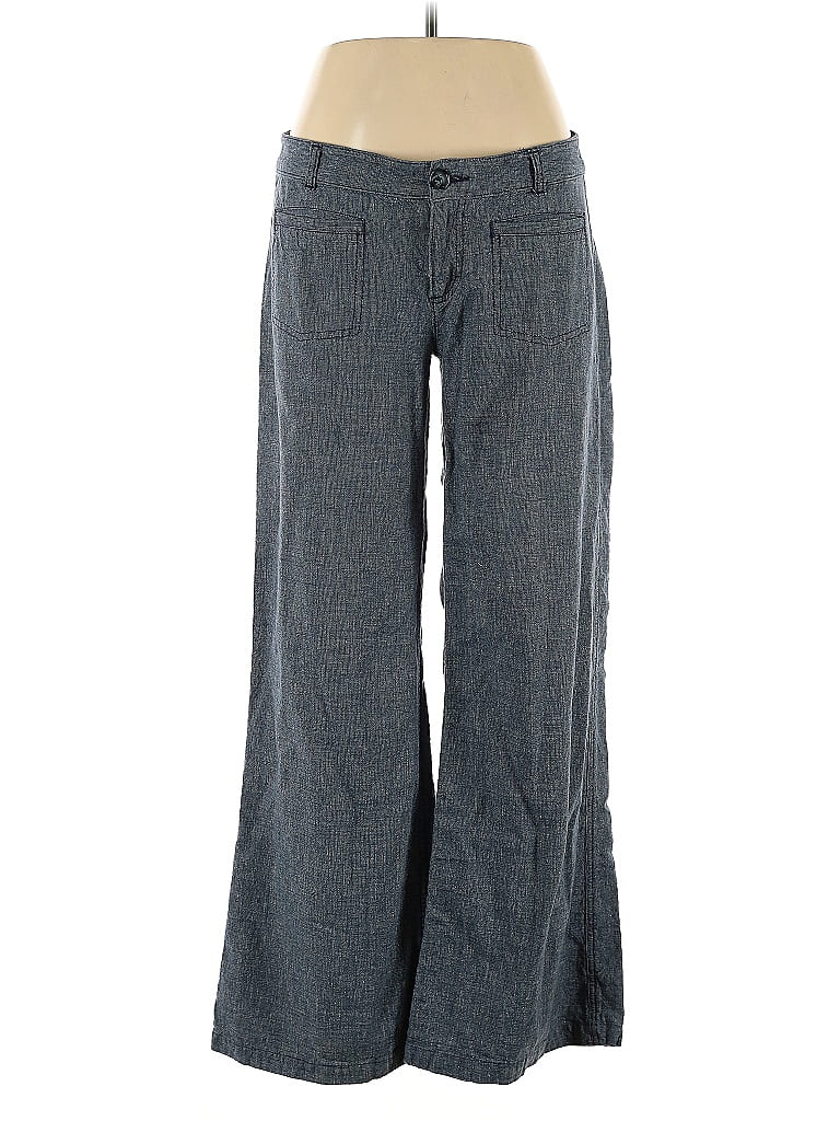 Express Chevron-herringbone Gray Linen Pants Size 10 - 70% off | ThredUp