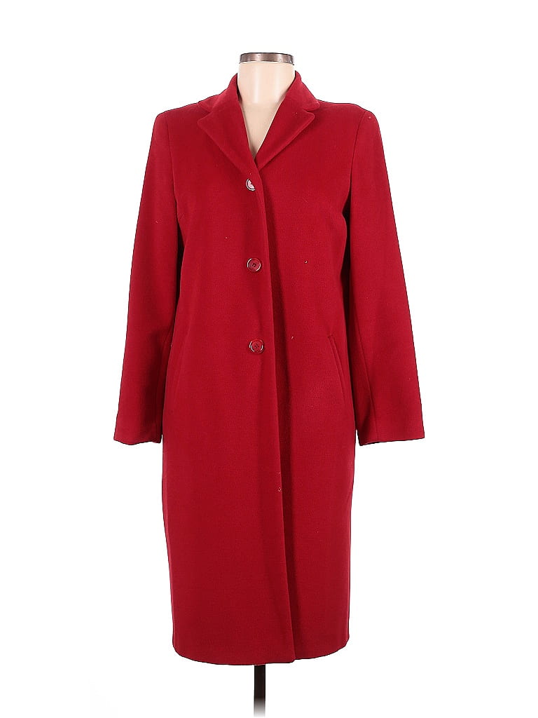 Talbots Red Wool Coat Size 6 - 75% off | ThredUp