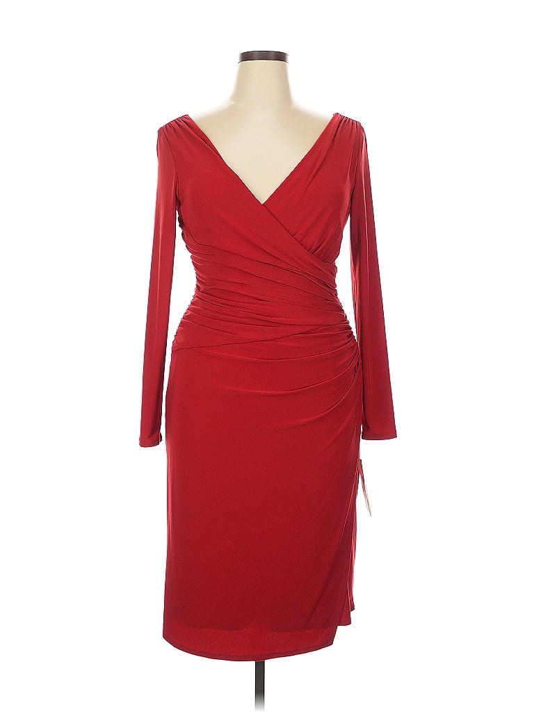 Lauren by Ralph Lauren Red Cocktail Dress Size 12 - 63% off | ThredUp