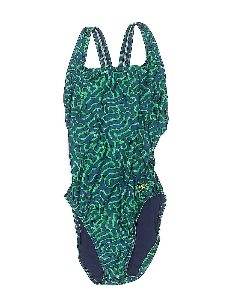 Speedo Graphic Green One Piece Swimsuit Size XS - 47% off | ThredUp