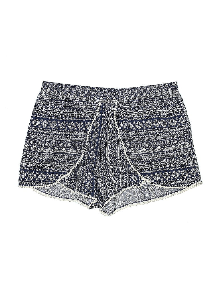 Cato 100% Rayon Paisley Blue Shorts Size 22 - 31% off | ThredUp