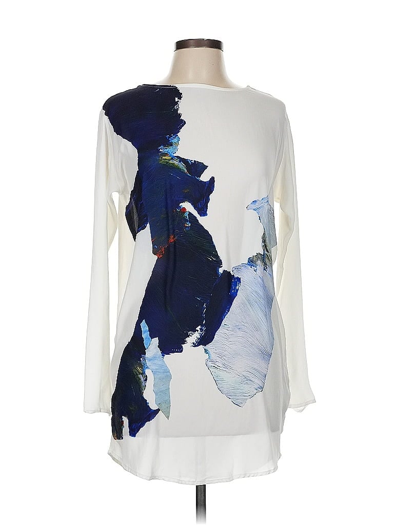 Zara W&B Collection White Long Sleeve Blouse Size M - 51% off | ThredUp