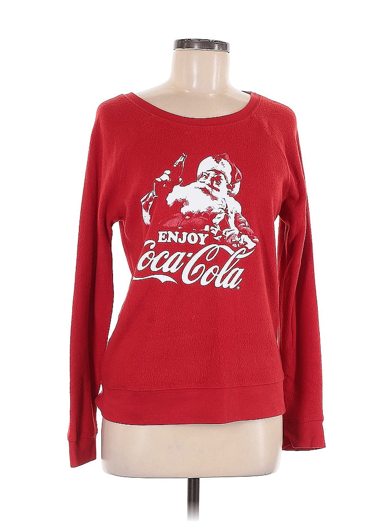 Coca-Cola Red Sweatshirt Size M - 32% off | ThredUp