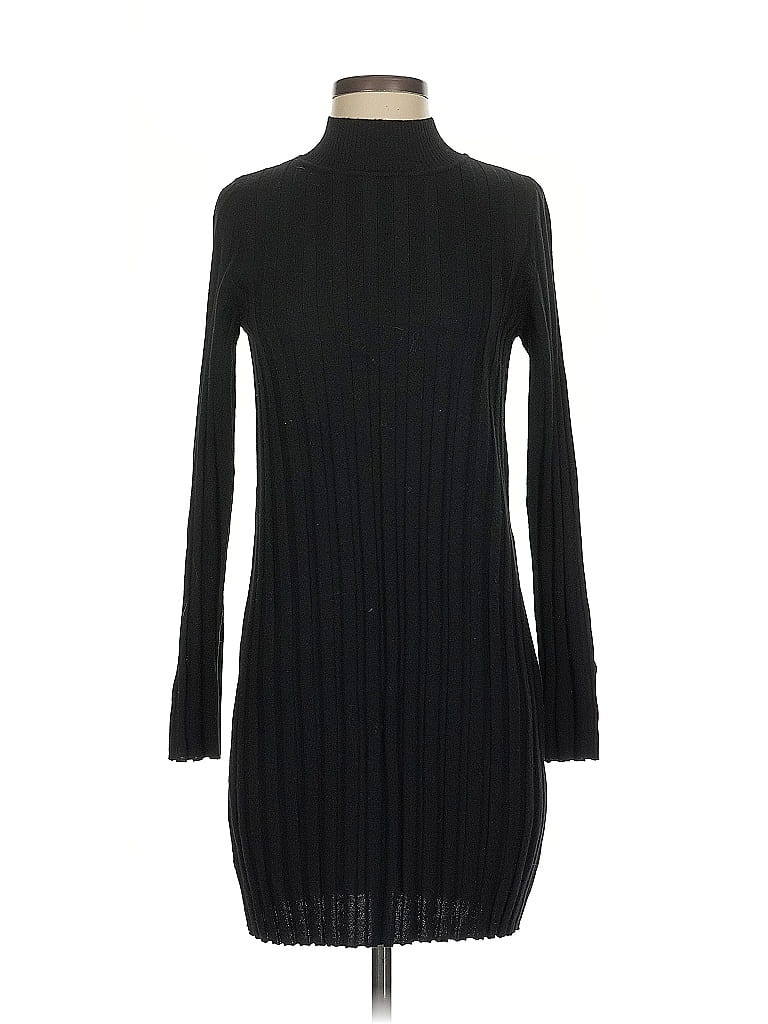 LA MAILLE SEZANE Paris 100% Wool/laine Black Turtleneck Sweater Size S ...