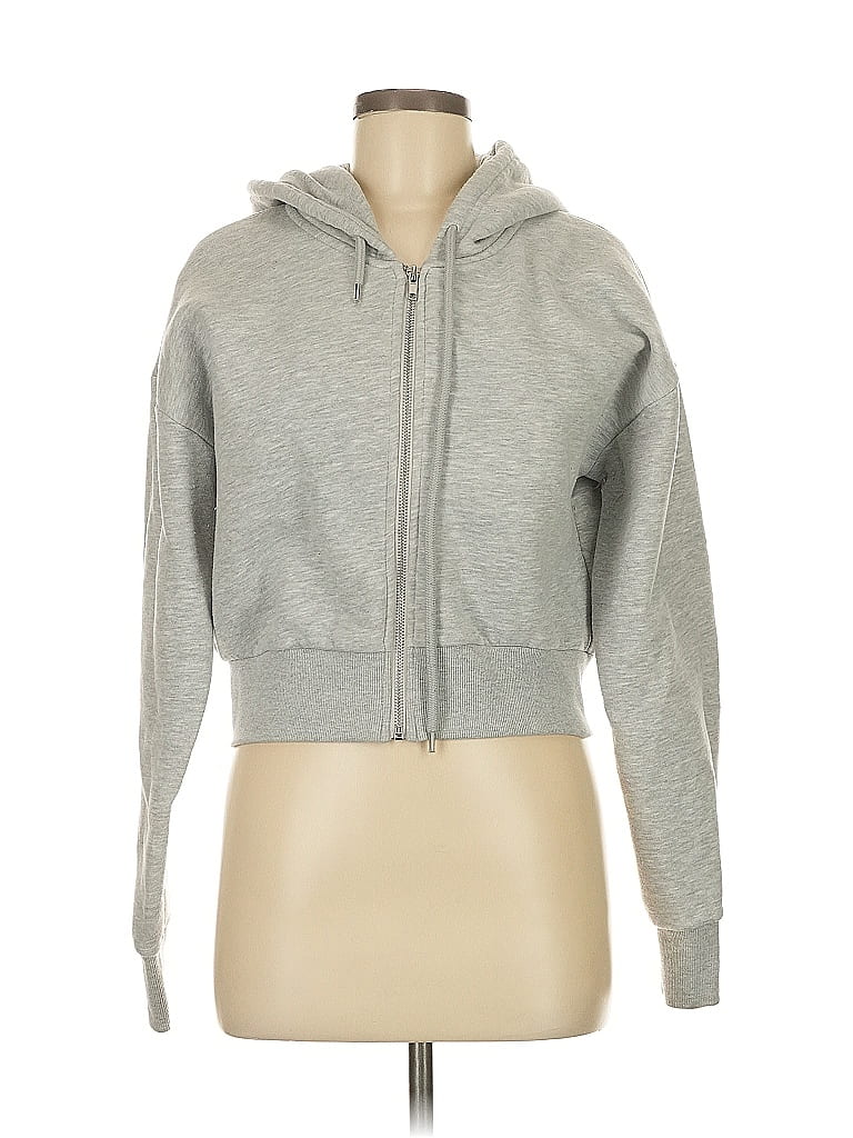 Fashion Nova Gray Zip Up Hoodie Size M - 40% off | ThredUp