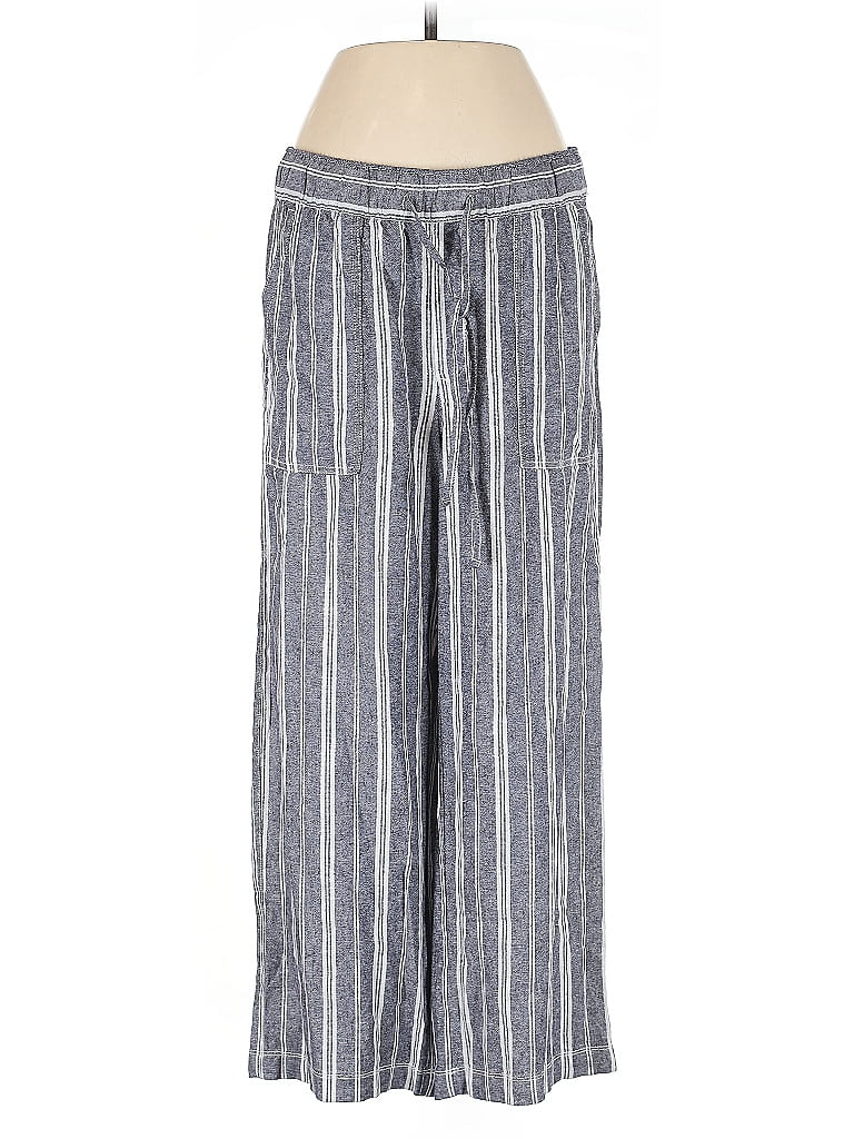 Gap Stripes Gray Linen Pants Size S (petite) - 72% off | ThredUp