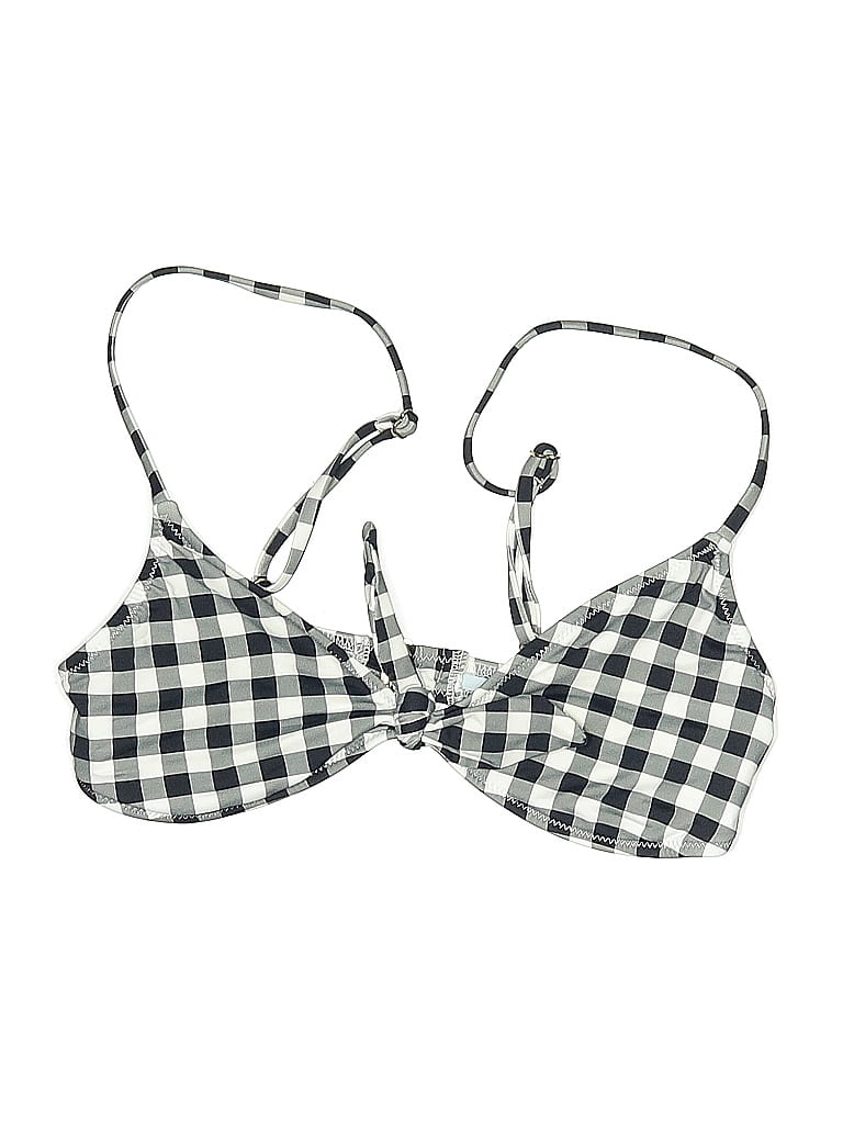 Vineyard Vines Checkered-gingham Black Swimsuit Top Size XXS - 69% off ...