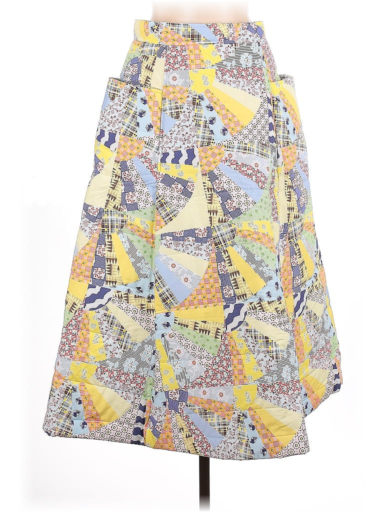Carleen Print Yellow Casual Skirt Size M - 69% off | ThredUp