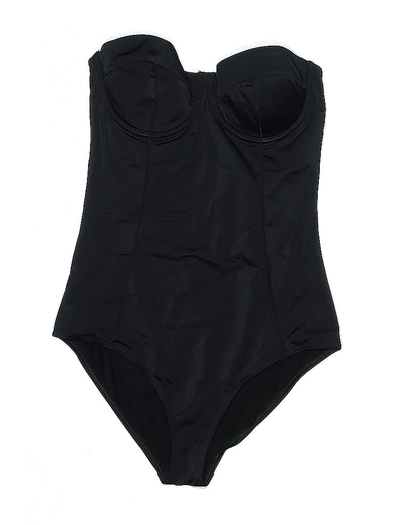 ASOS Solid Black One Piece Swimsuit Size XL - 66% off | ThredUp