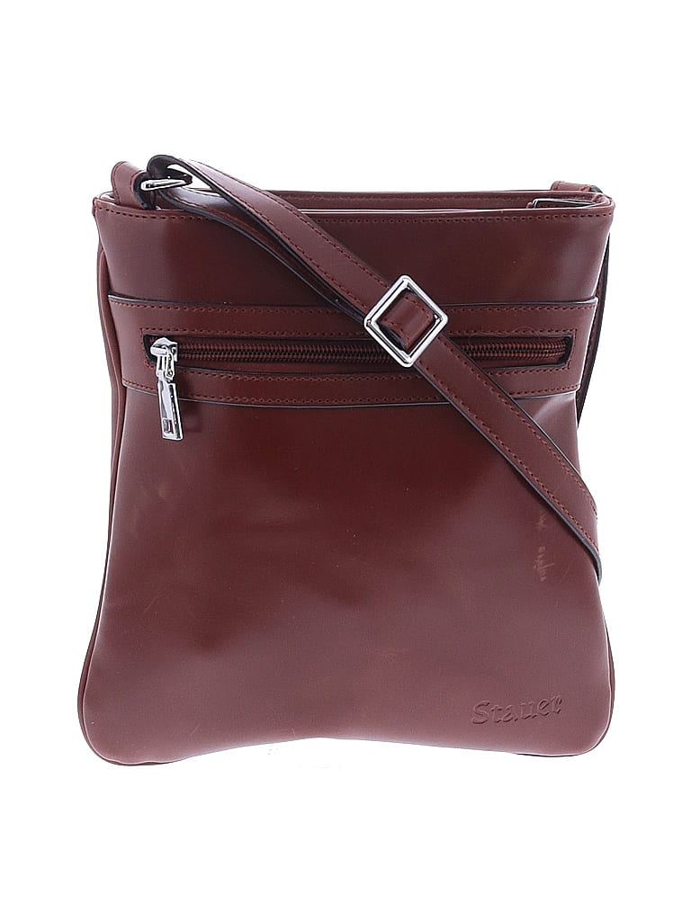 Stauer Burgundy Brown Crossbody Bag One size - 67% off | ThredUp
