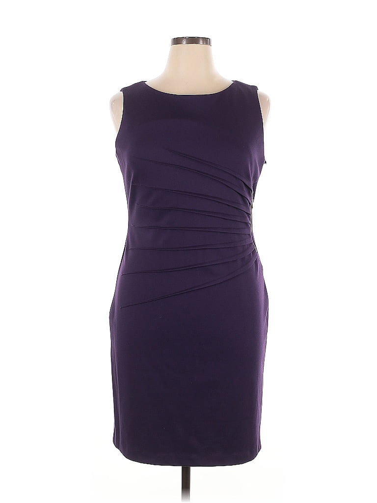 Ivanka Trump Solid Purple Cocktail Dress Size 14 - 74% off | ThredUp