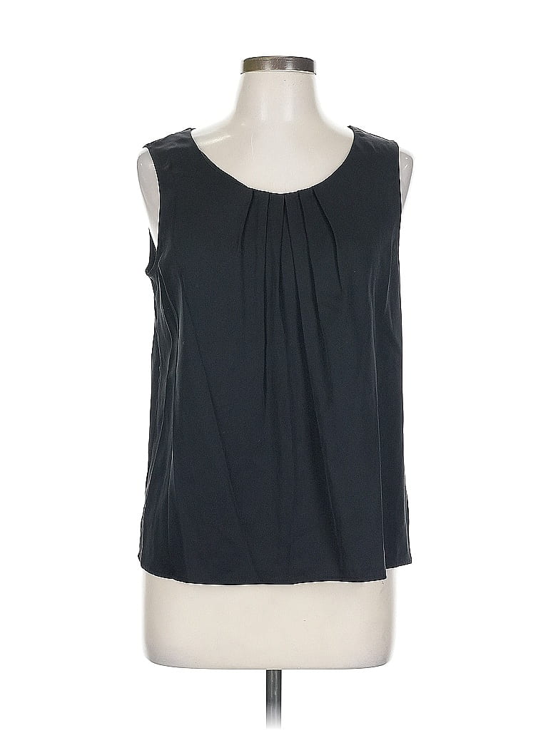Talbots Solid Black Sleeveless Silk Top Size 12 (petite) - 73% off ...