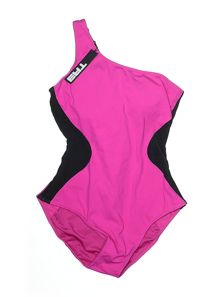 TA3 Color Block Pink One Piece Swimsuit Size M - 56% off | ThredUp