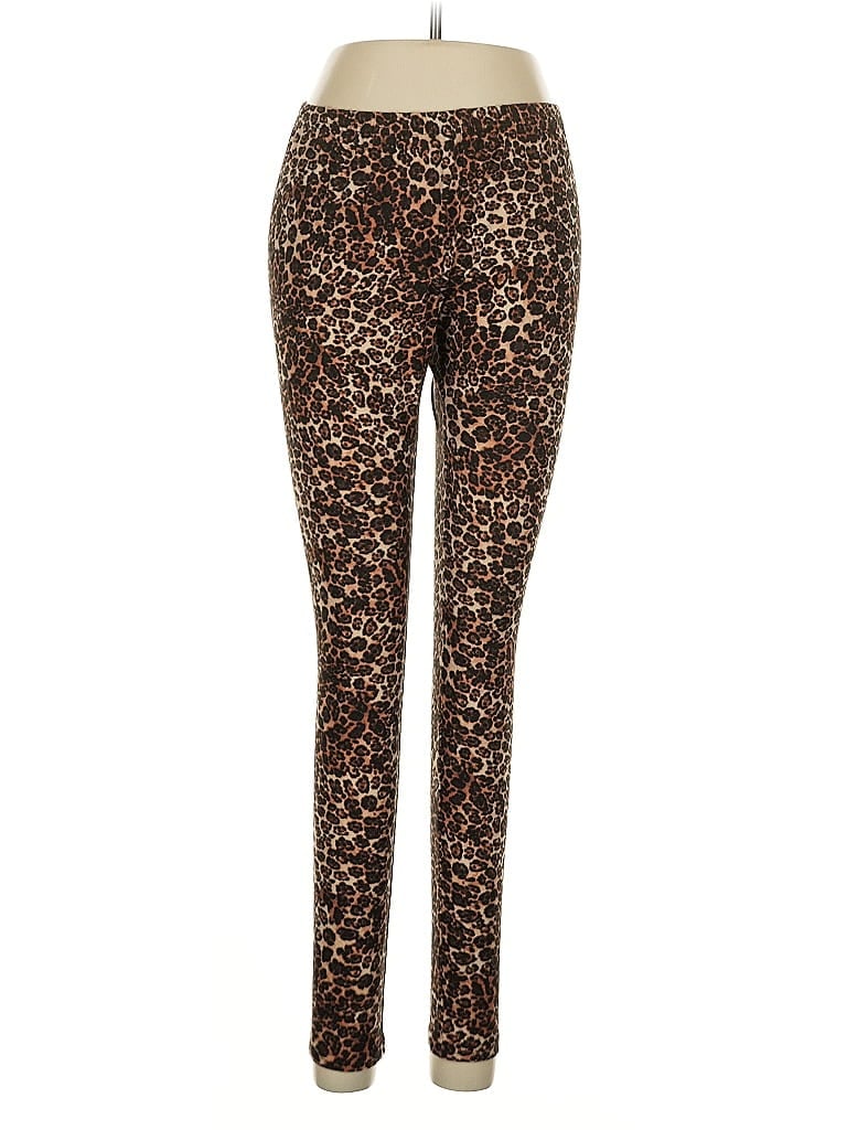 Bobbie Brooks Animal Print Gold Casual Pants Size M - 44% off | ThredUp