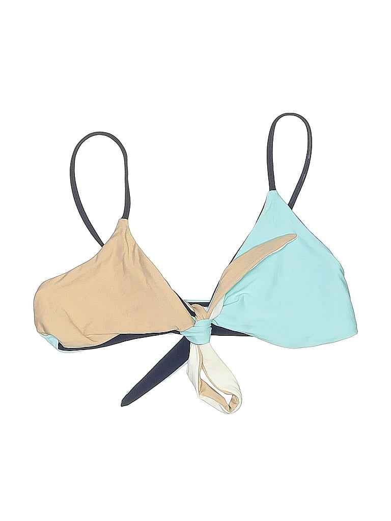 L Space Color Block Tan Swimsuit Top Size M - 54% off | ThredUp