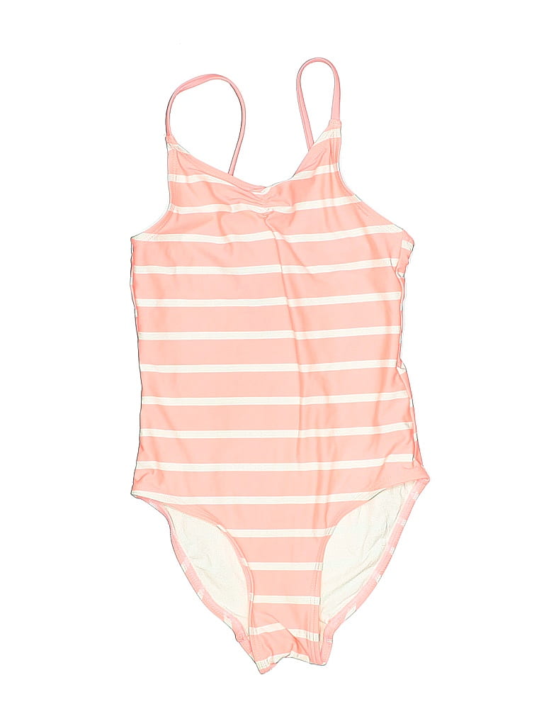 H&M Stripes Pink One Piece Swimsuit Size 2 - 30% off | ThredUp