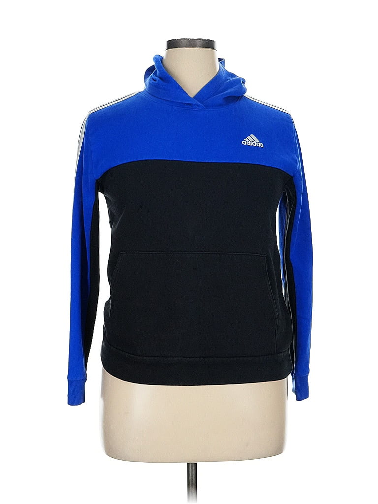 Adidas Blue Sweatshirt Size 14 - 65% off | ThredUp
