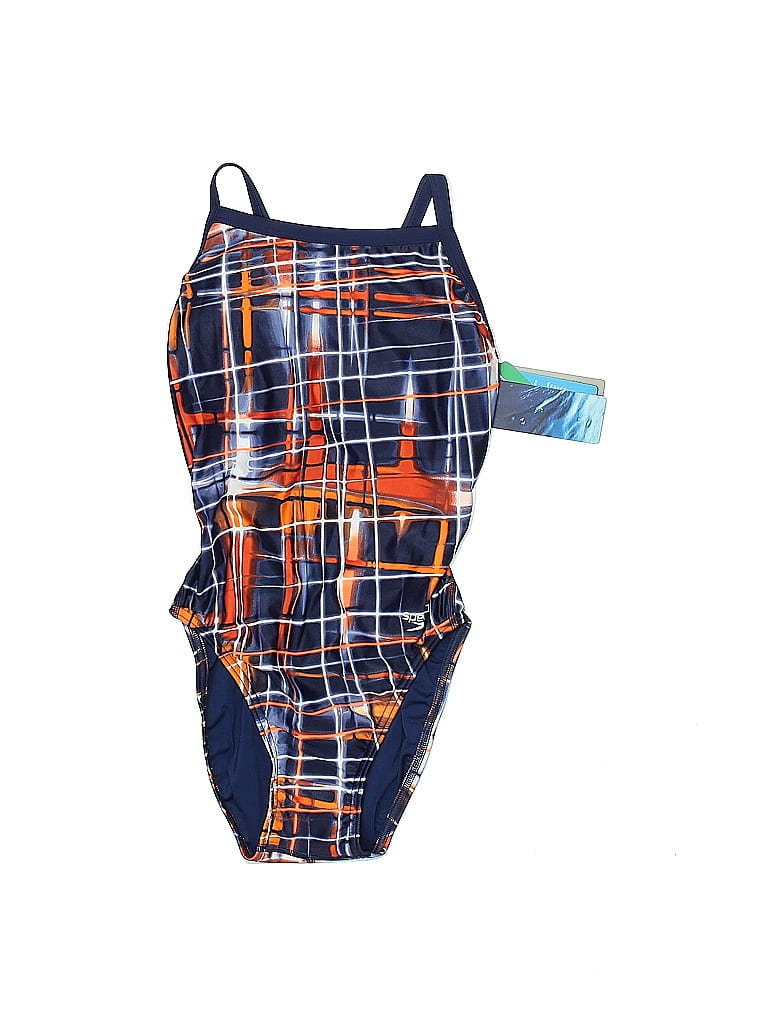 Speedo Plaid Blue One Piece Swimsuit Size XXS - 45% off | ThredUp